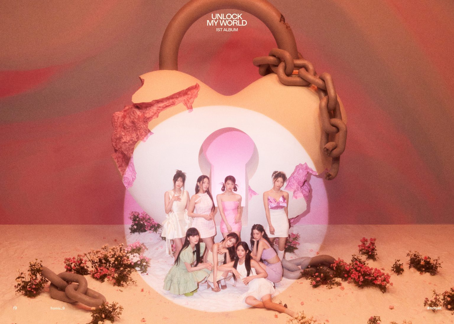 fromis_9 Unlock My World Teaser Photos (Notyet ver, Chaeyoung, Hayoung ...