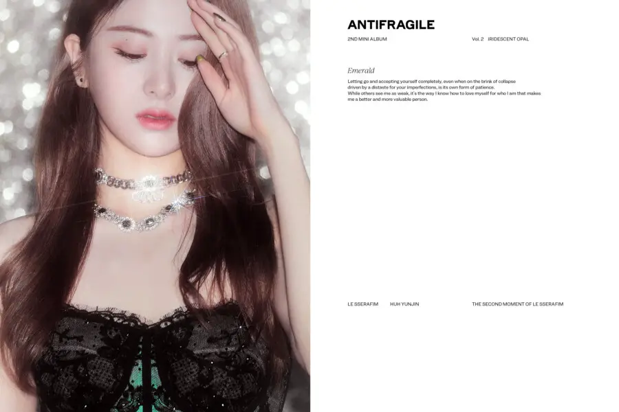 LE SSERAFIM Antifragile Teaser Photos – Iridescent Opal ver. (UHD/HQ/HR) - K-Pop Database ...