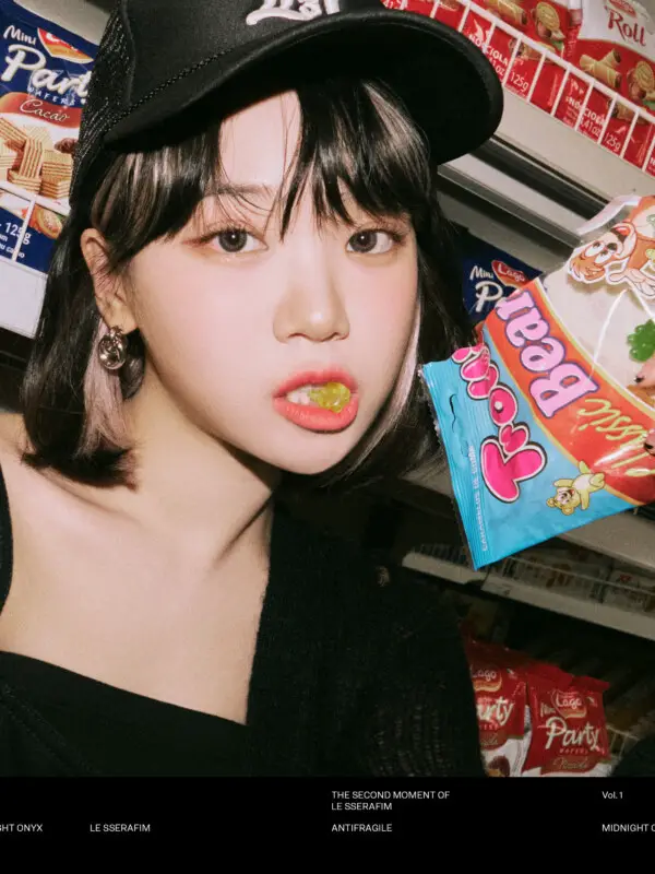 LE SSERAFIM Antifragile Teaser Photos – Midnight Onyx ver. (UHD/HQ/HR) - K-Pop Database / dbkpop.com